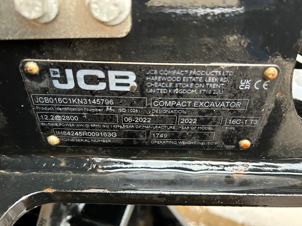 2022 JCB 16C-1 (975897) | P&E